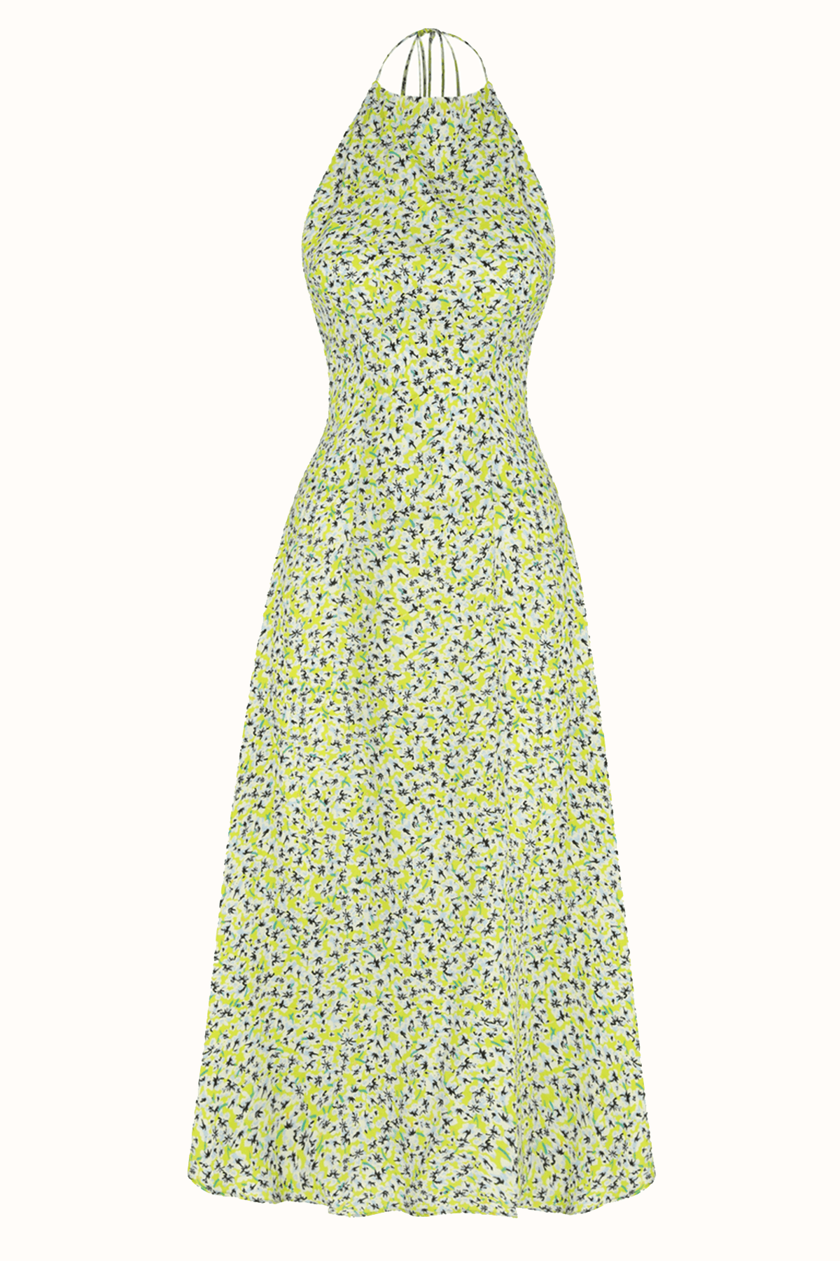 VILLOSA DRESS / GREEN FLOWER – NAIA | Official Website