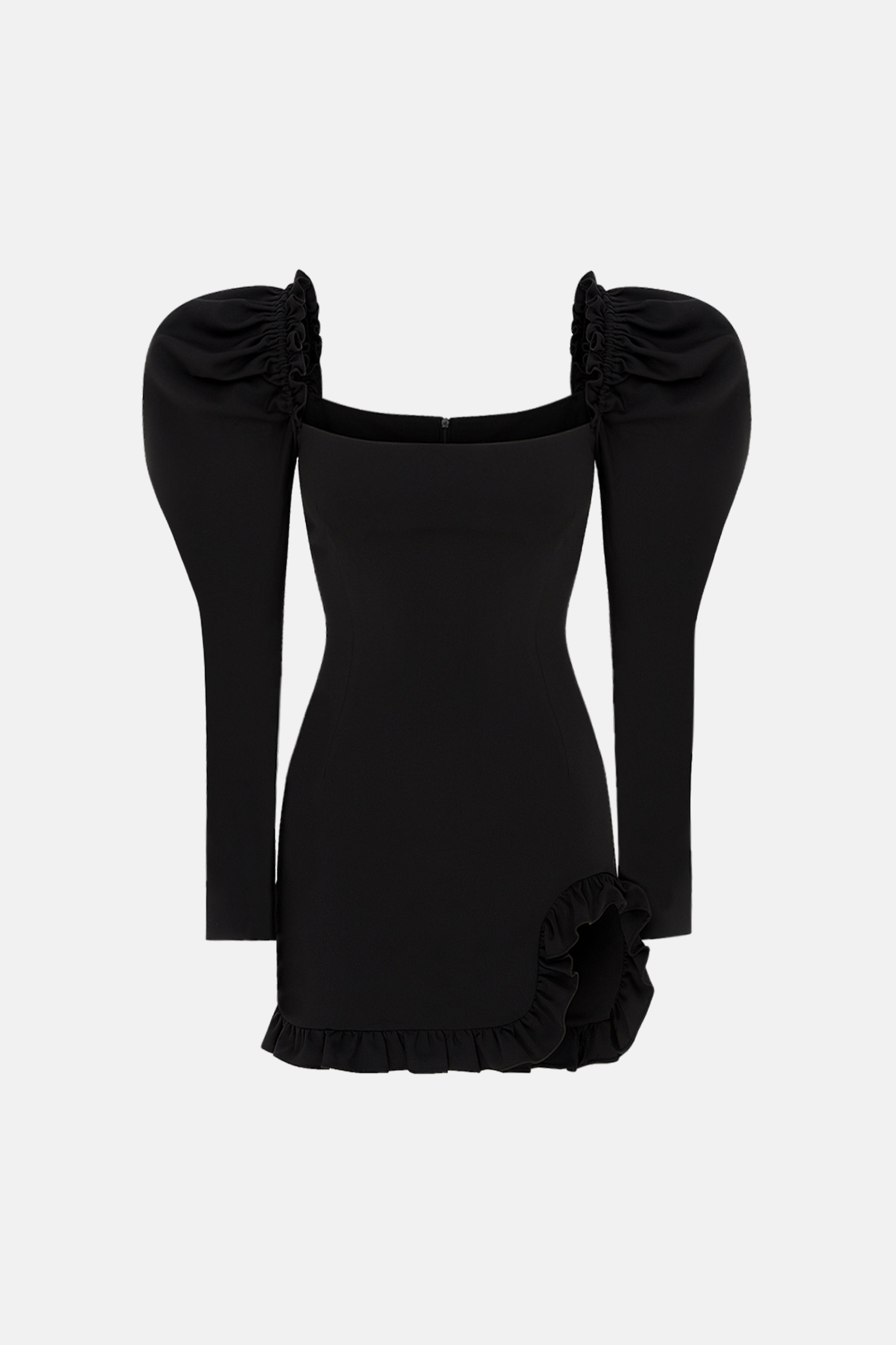 RHIA DRESS / BLACK COTTON – NAIA | Official Website