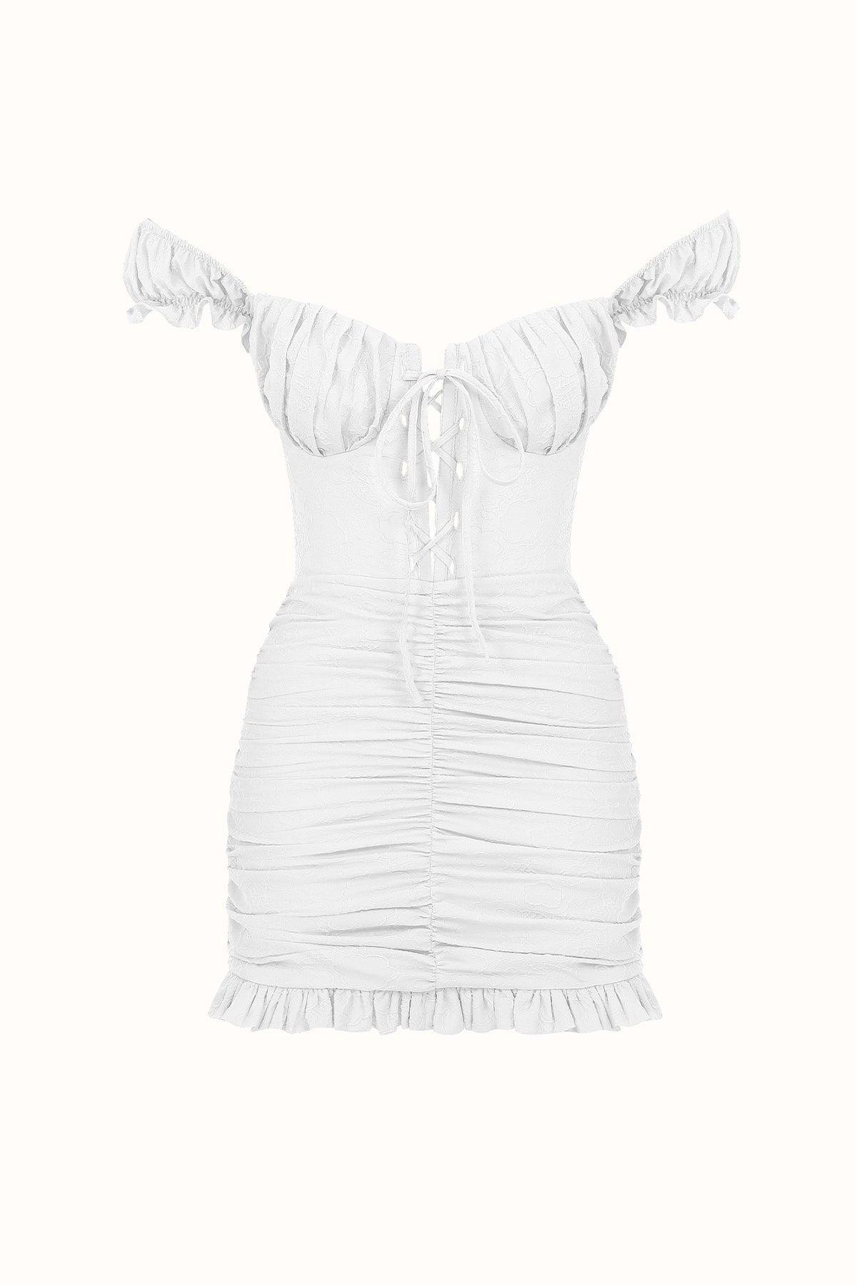 LILY DRESS / WHITE FLOWER – NAIA | Official Website
