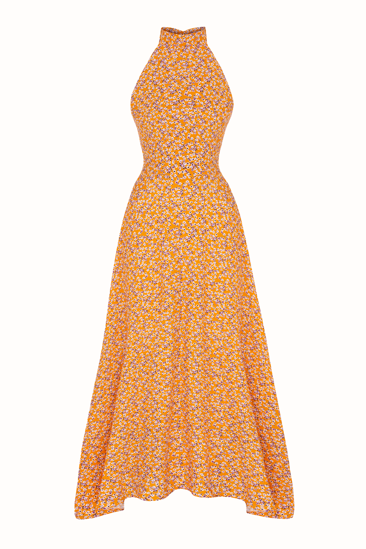 FLORIANA DRESS / ORANGE FLOWER – NAIA | Official Website
